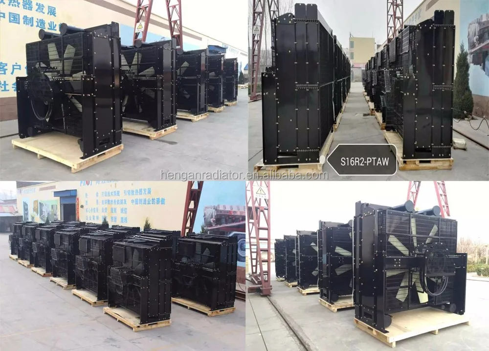 High Performance Horizontal Remote Radiator For Cummins Diesel Gas ...