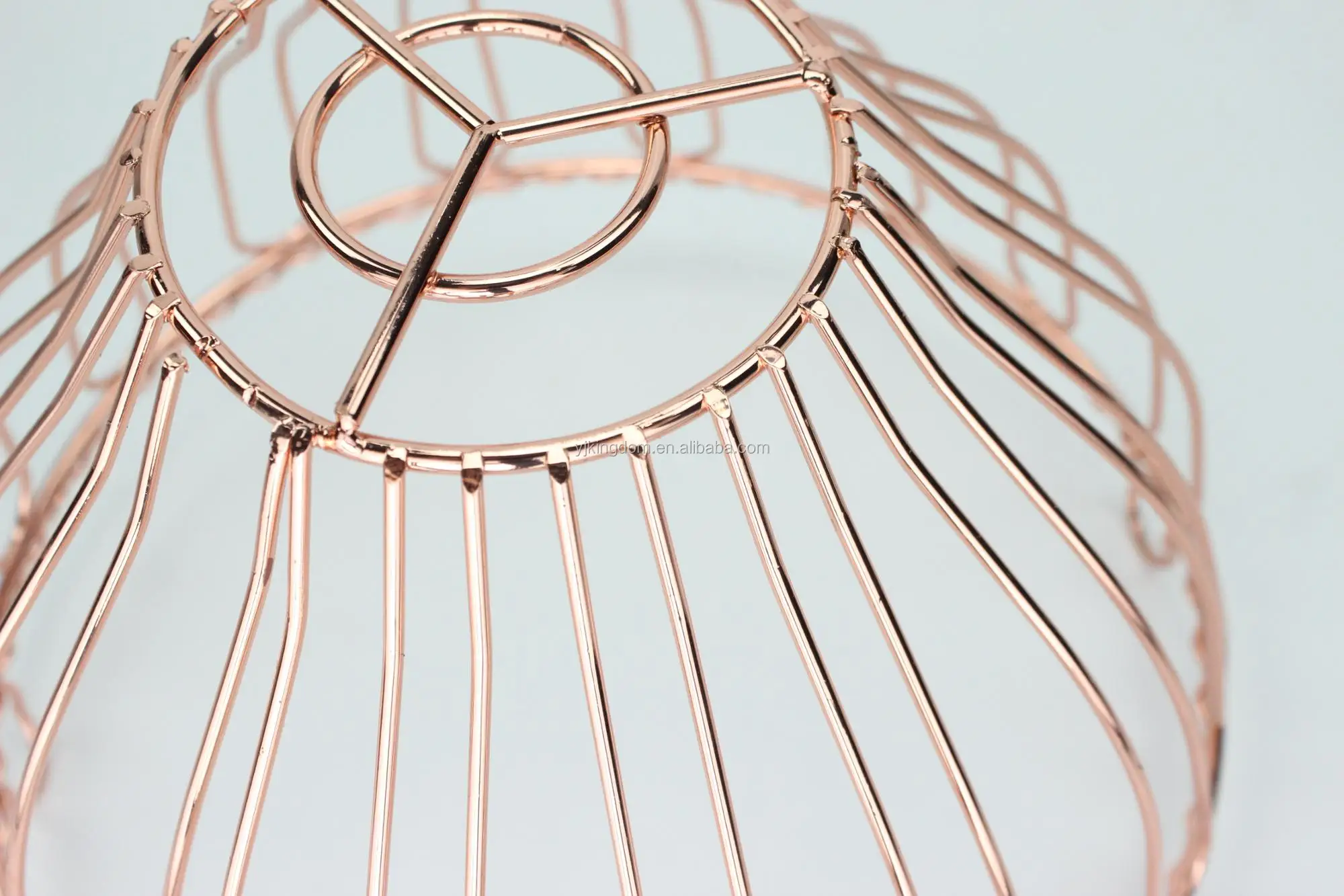 Oem&wholesaler 550-85 Wrought Iron Swinging Wire Mesh Rose Gold Apple ...