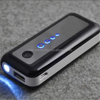Traditional Led Indicator Portable Power Bank 5200mah With Led Lighting ...