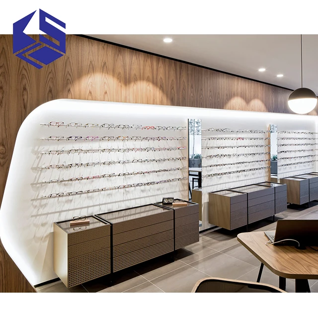 Optician Counter Glasses Display Cabinet - Customizable