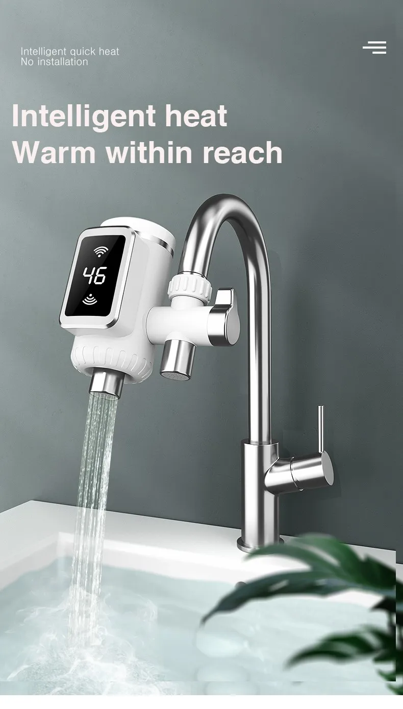 Alamei Instant Tap Heater 220v 3000w Led/digital Plastic Instant ...