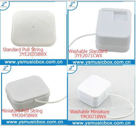 Yunsheng Brand Washable Miniature Pull String Musical Movement For ...