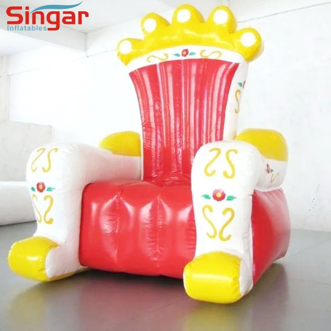 Hot Sale Kids Princess Inflatable Throne Chair For Birthday Party - Buy ...