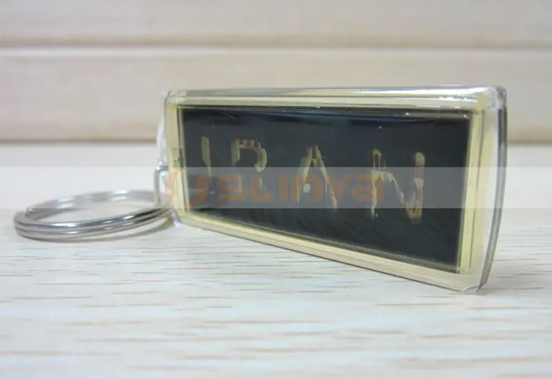 Promotional Solar Powered Keychain with Flashing Light - Custom Acrylic ...