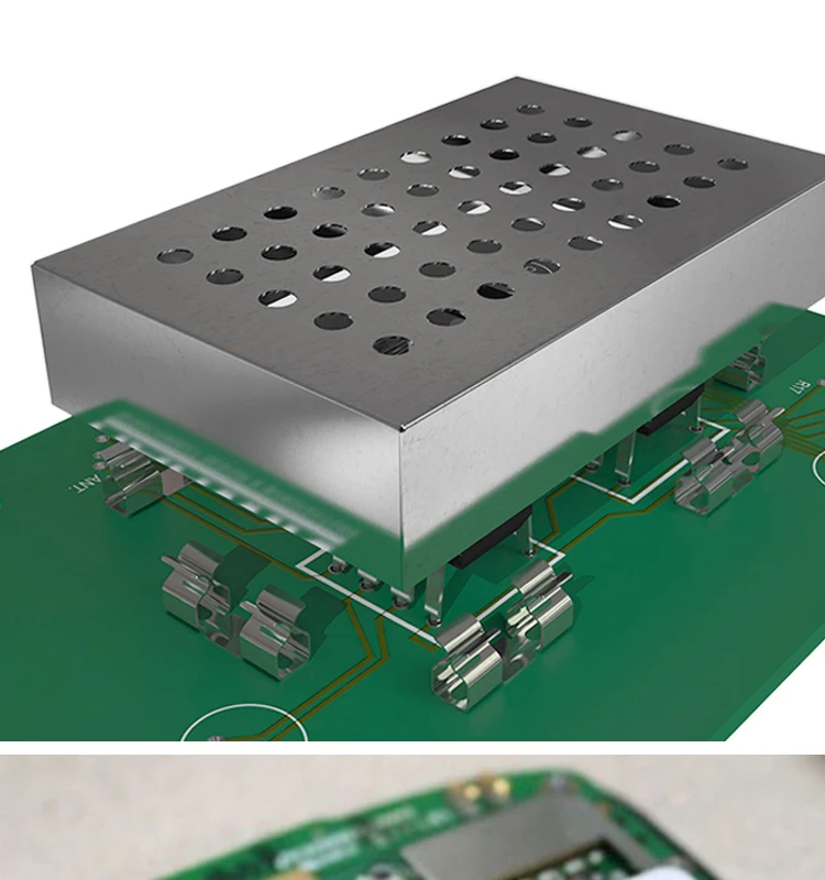 High Quality Aluminum Emi Shielding Frame And Cover For Circuit Board ...