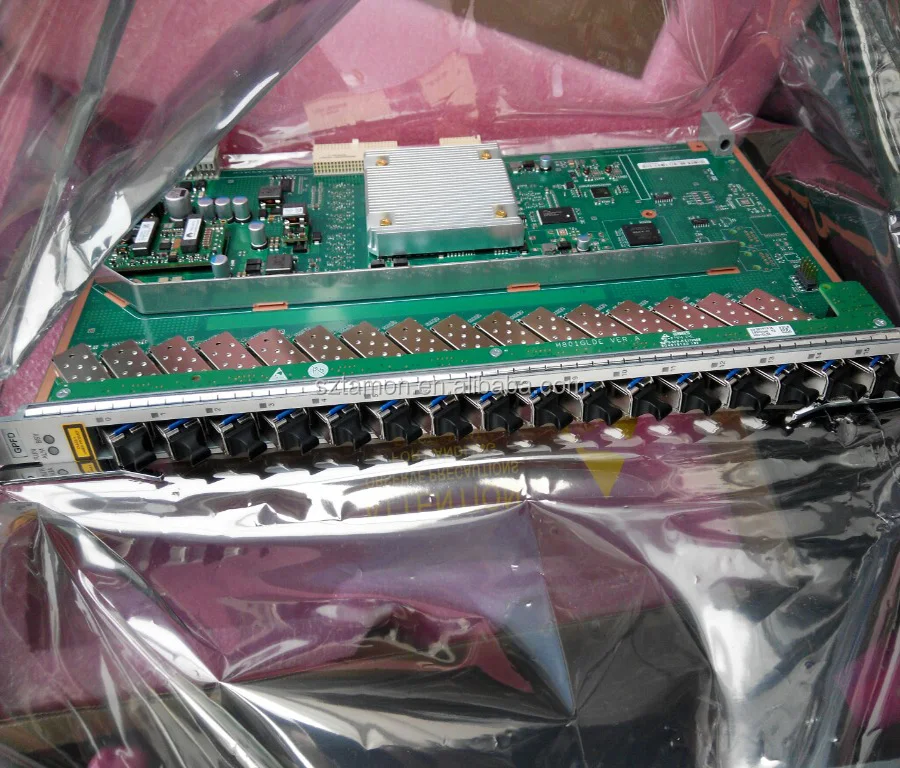 Original Ftth Gpon Olt Board Gpfd 16 Port Card H805gpfd With 16 C++ Sfp ...