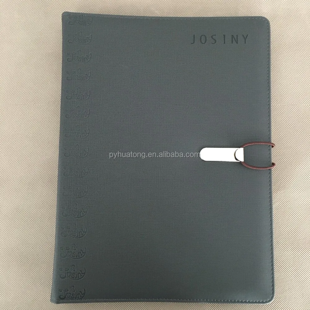 A4 Pu Leather Ring Binder File Folder - Buy Ring Binder File Folder A4 ...