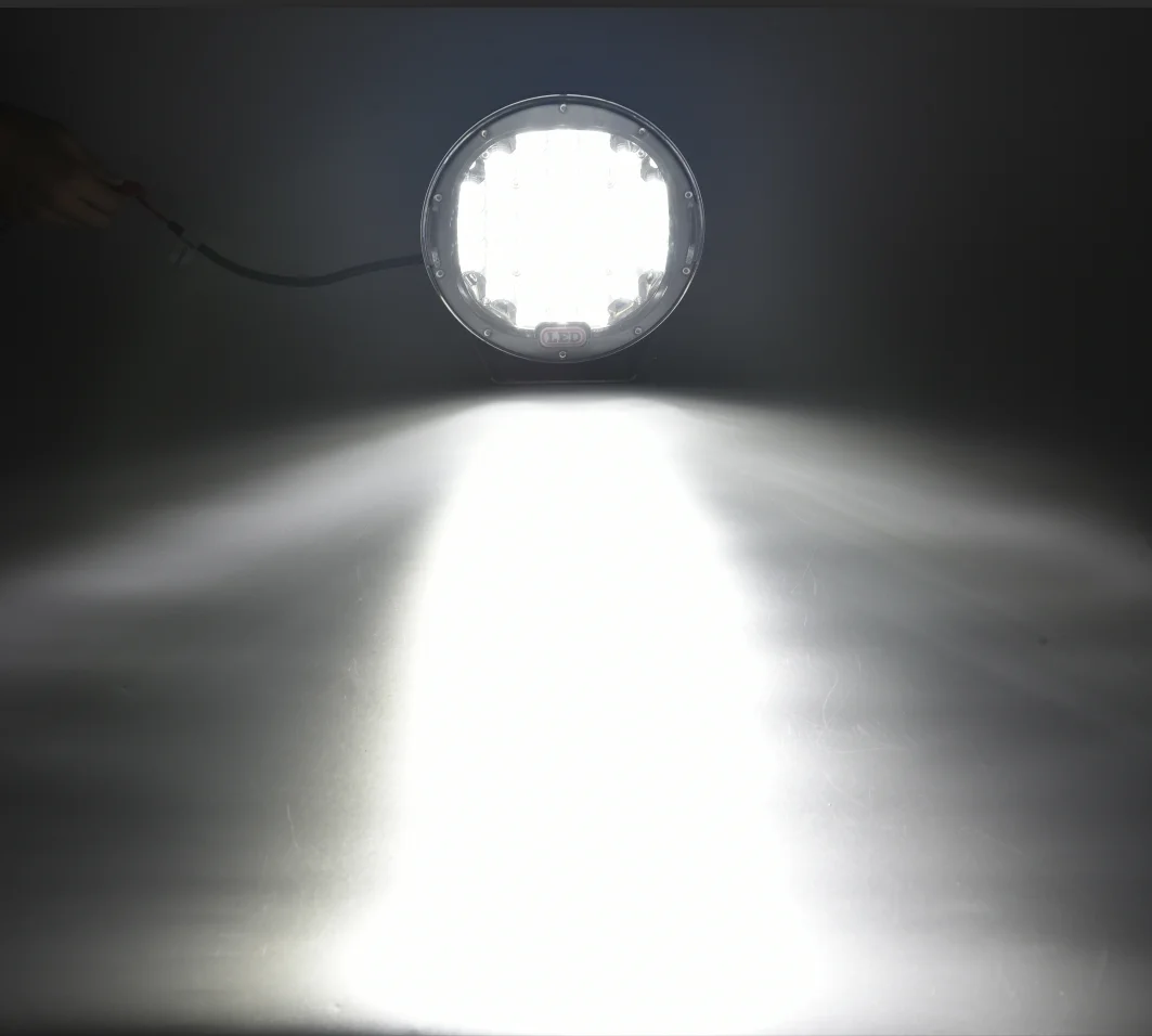 96w 185w Led Driving Light Round Auto Lighting System 7inch 9inch Led ...