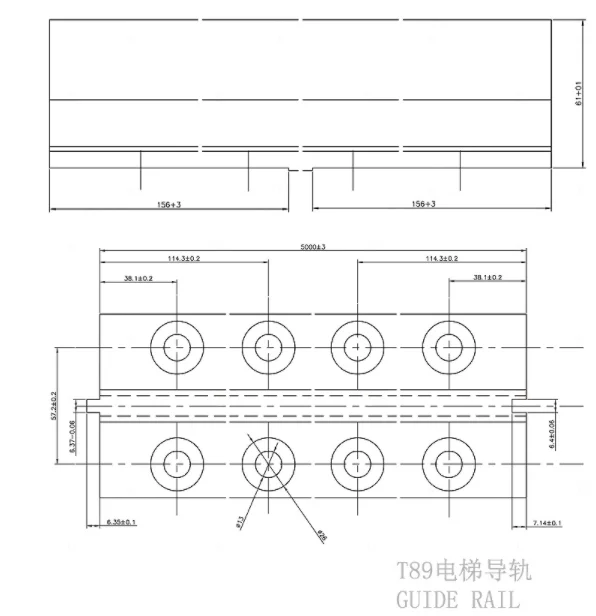 Elevator Guide Rail T89/B - Durable & Efficient Solutions