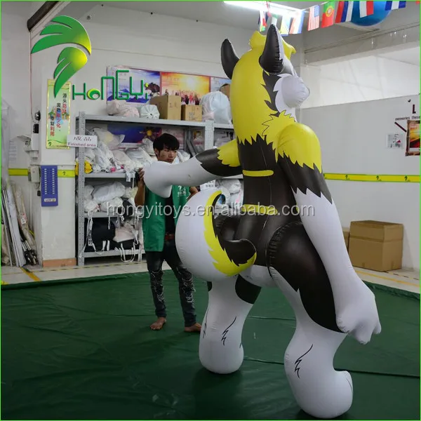 2016 Hot Sale Hongyi Inflatable Cartoon Standing Husky Toys - Buy Husky ...
