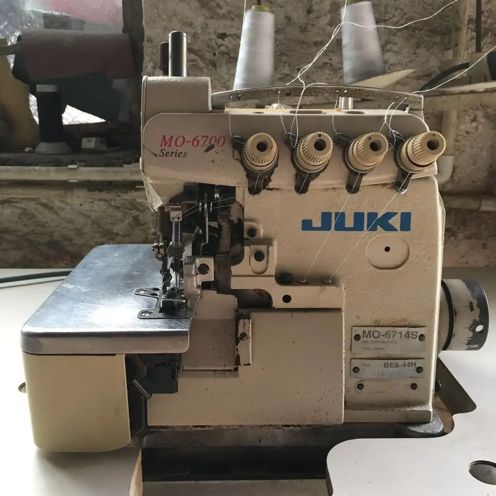 Original Used JUKI-MO-6714S 4 Thread Overlock Sewing Machine - Good ...