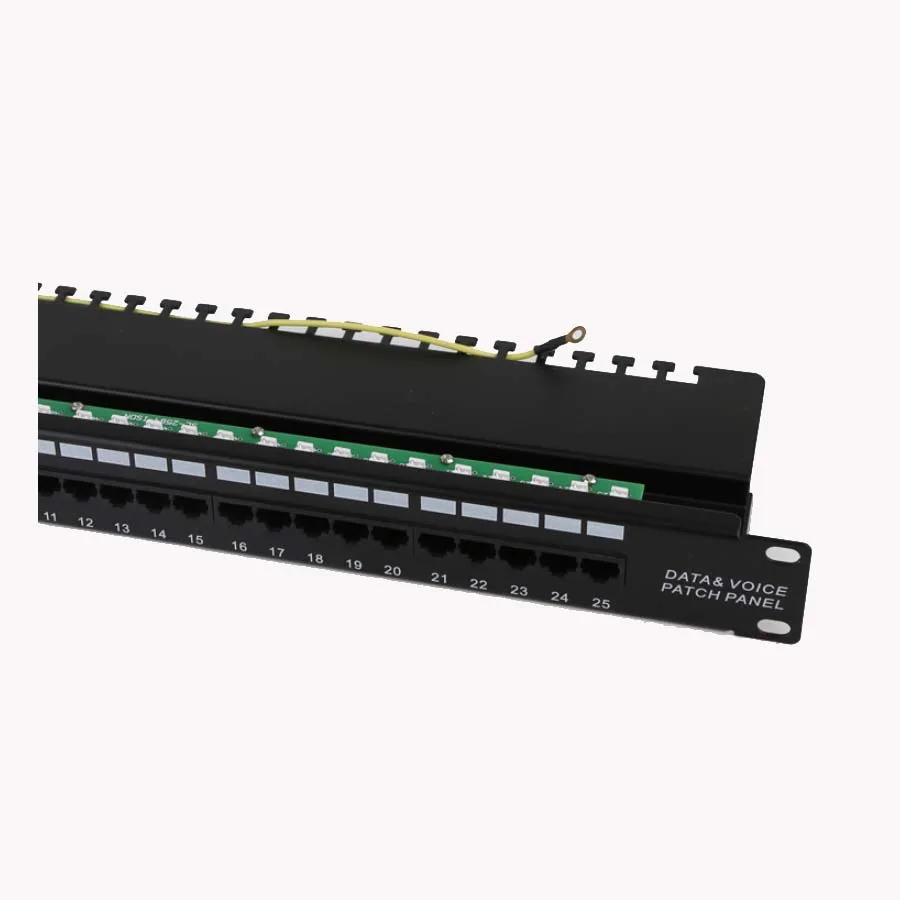 25 Port 50 Port Voice Data Modular Cat3 Rj11 Telephone Patch Panel ...