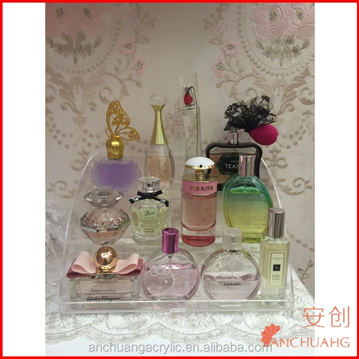 Acrylic Perfume Bottles Display Case Irregularly Shaped Beautiful - Buy ...