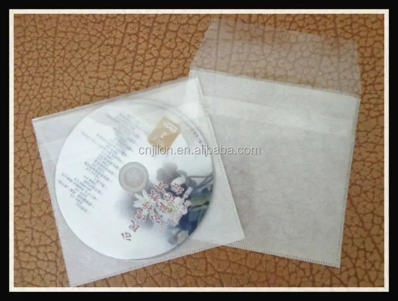 Jilong Yizu Clear Plastic Pp+non-woven Cd Dvd Cover - Buy Wedding Cd ...