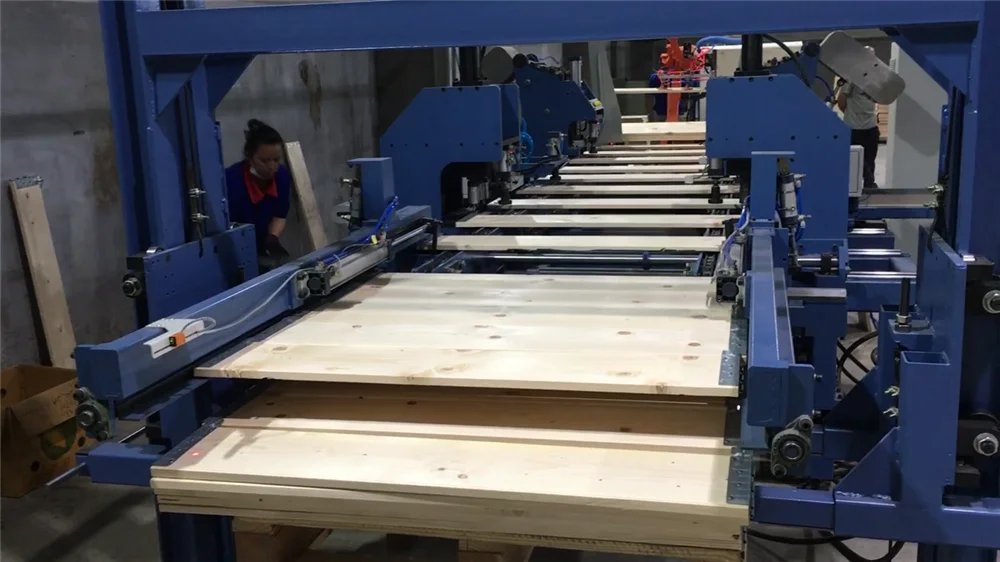 Automatic Wood Pallet Collar Making Machine - 600pc/h