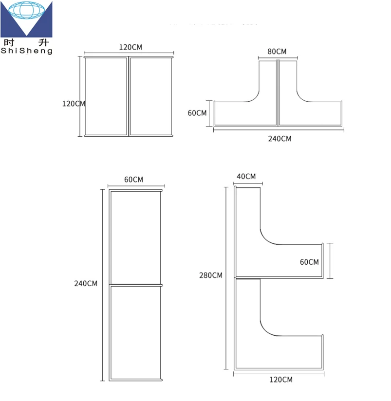 High Quality Mdf Office Cubicle With White Steel Frame - Buy High ...