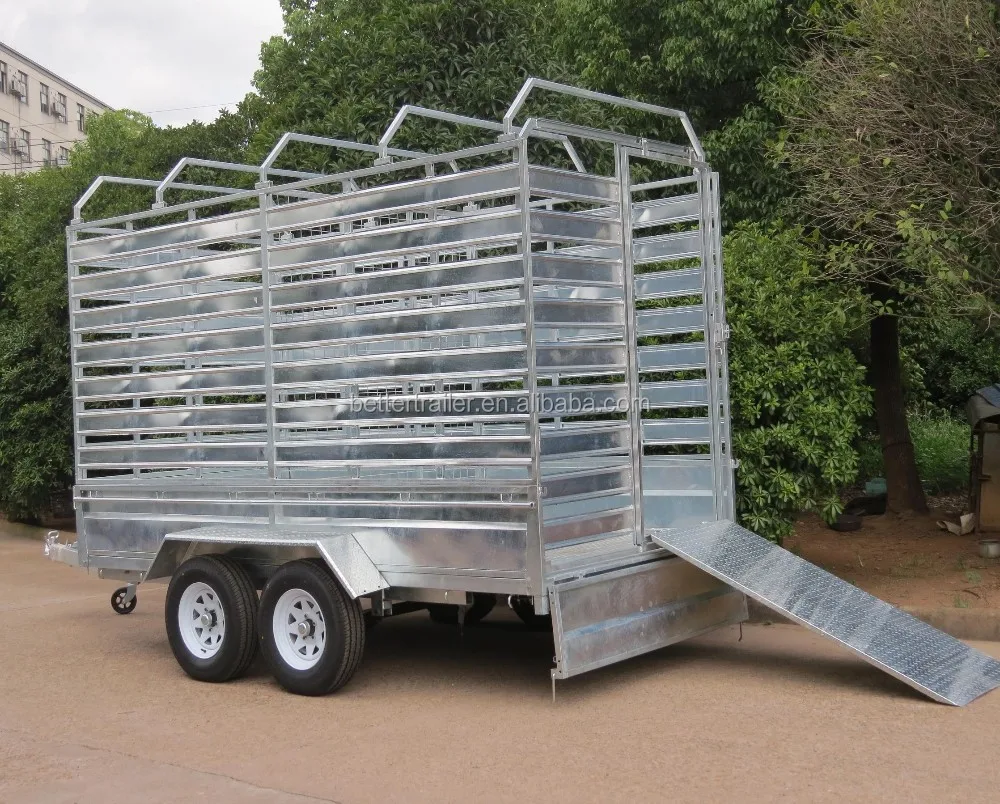 Australian Standard 3500kg Cattle Fence Trailer - Buy Cattle Trailer ...