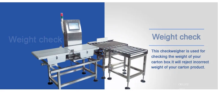Heavy Duty In-motion Inspection Electronic Weighting Check Weigher Weight Grading Checkweigher ...