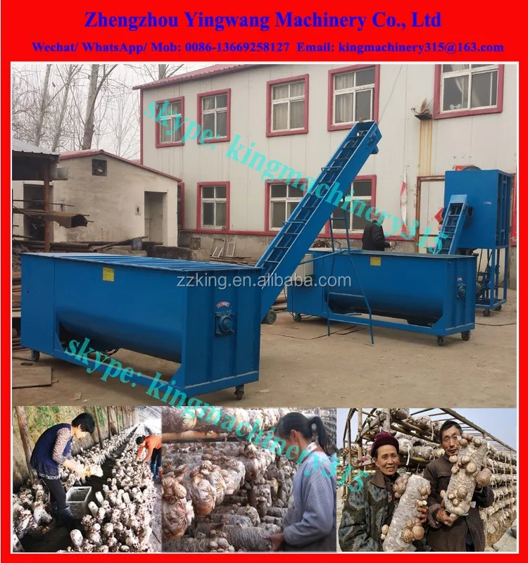 Full Automatic Mushroom Growing Bag Filling Sealing Machine Mushroom ...