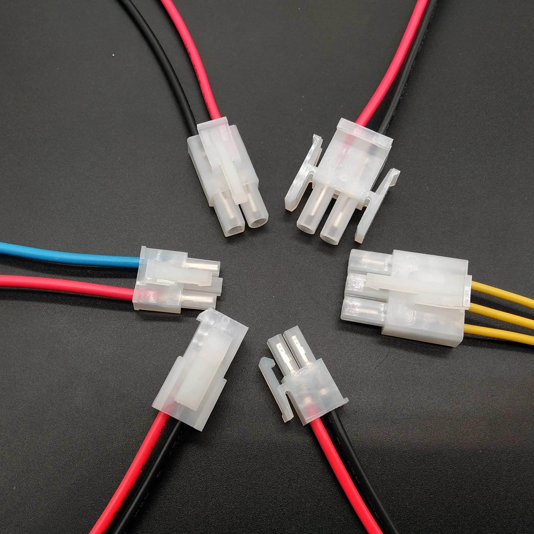 AWM 2 Pin Male Female Connector Cable, Customized Length, Pitch 1.25mm ...