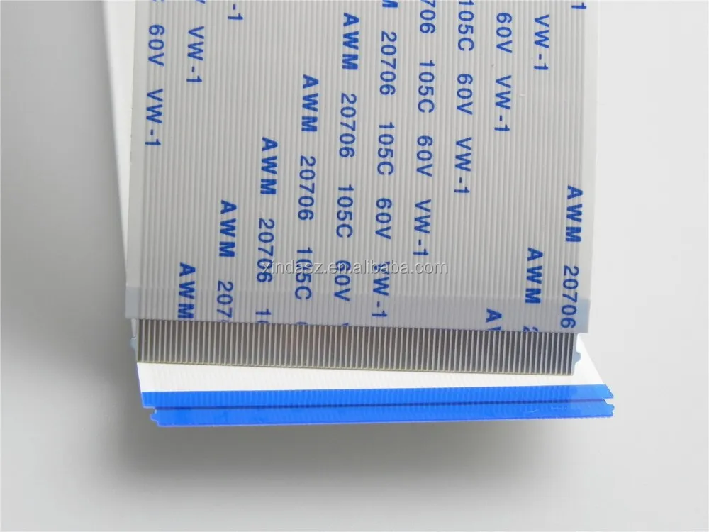 Awm20706 105c 60v Vw-1 Ffc 80pin 0.5mm A-type Flat Ribbon Cable Gold ...