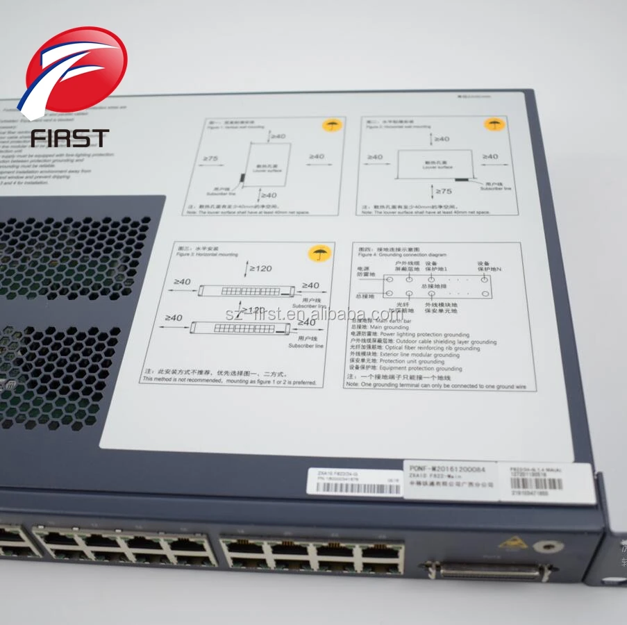ZTE ZXA10 F822 EPON GPON MDU ONU - Reliable Broadband Switch