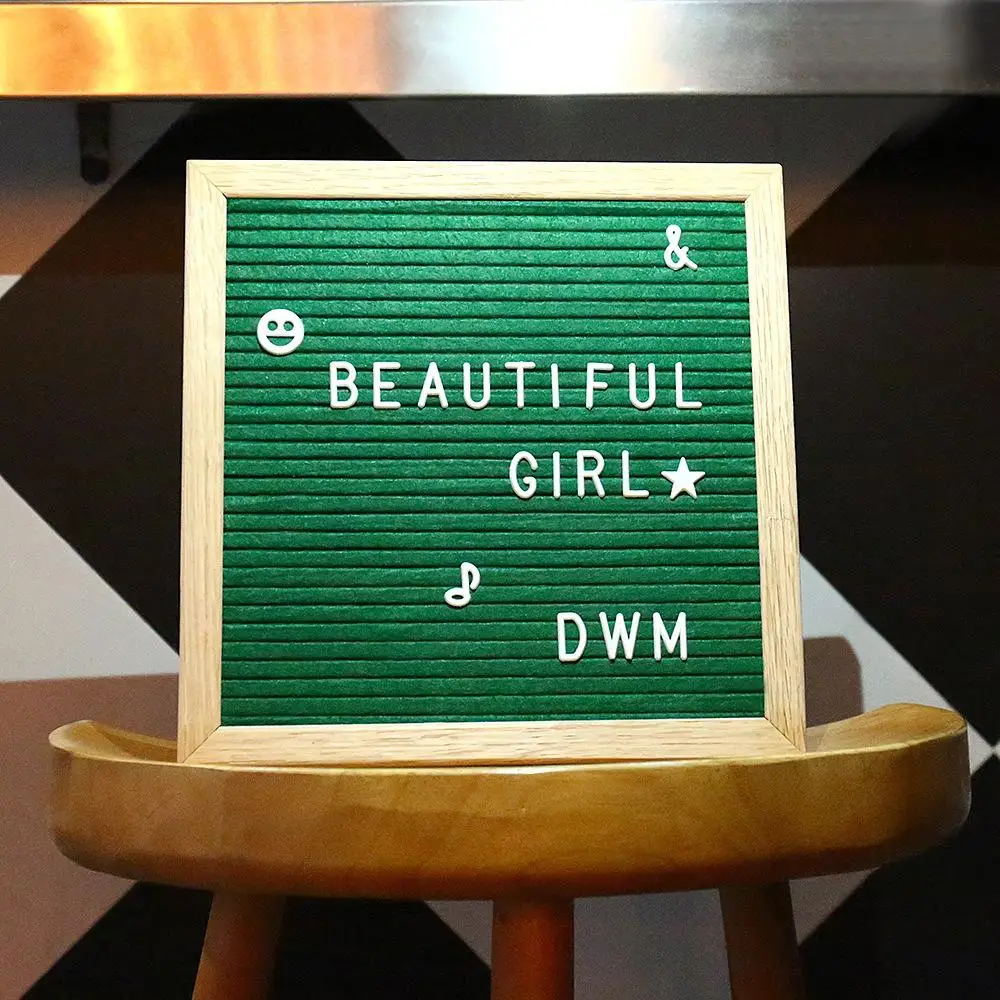 Creative Message Board Felt Letter Board Wooden Felt Schedule Modern ...
