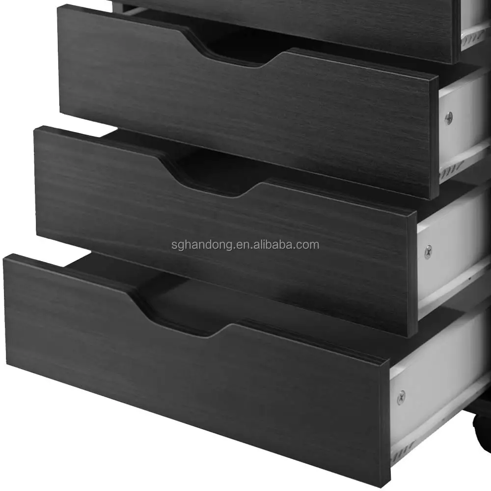 Simple Melamine Mdf Pb Chest Of Drawers 1 Columns 7 Drawers File ...
