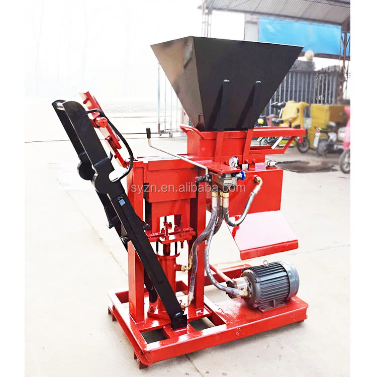 Eco Brava Red Interlocking Brick Making Machine - Mexico