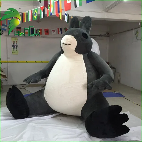 Newest Type Giant Custom Inflatable Black Squirrel Plush Toys / Special ...