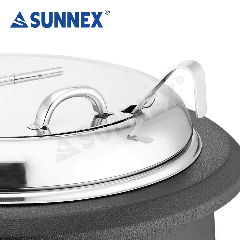 Sunnex Electric Soup Pot - 10L Capacity for Hotels & Restaurants