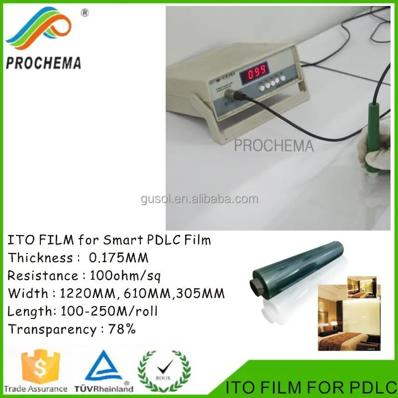 Transparent Conductive Electrode Sensor Ito Film - Buy Ito Pet Film ...
