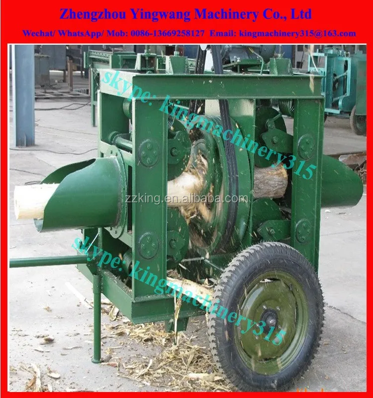 High Capacity Log Wood Cutting Machine Wood Debarker Machine Rotary ...