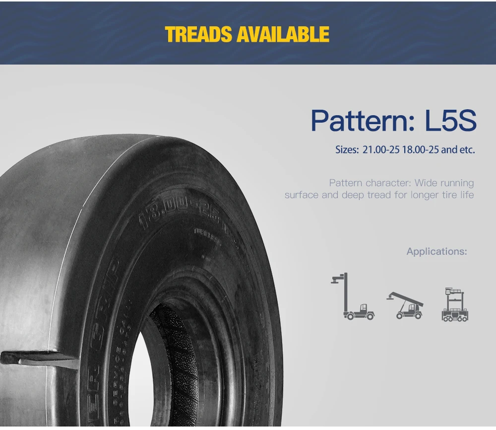 Straddle Carrier Tire 18.00-25 - High Quality & Durable