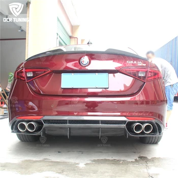 Giulia Rear Diffuser Carbon Fiber Diffuser For Alfa Romeo Giulia 2015 ...