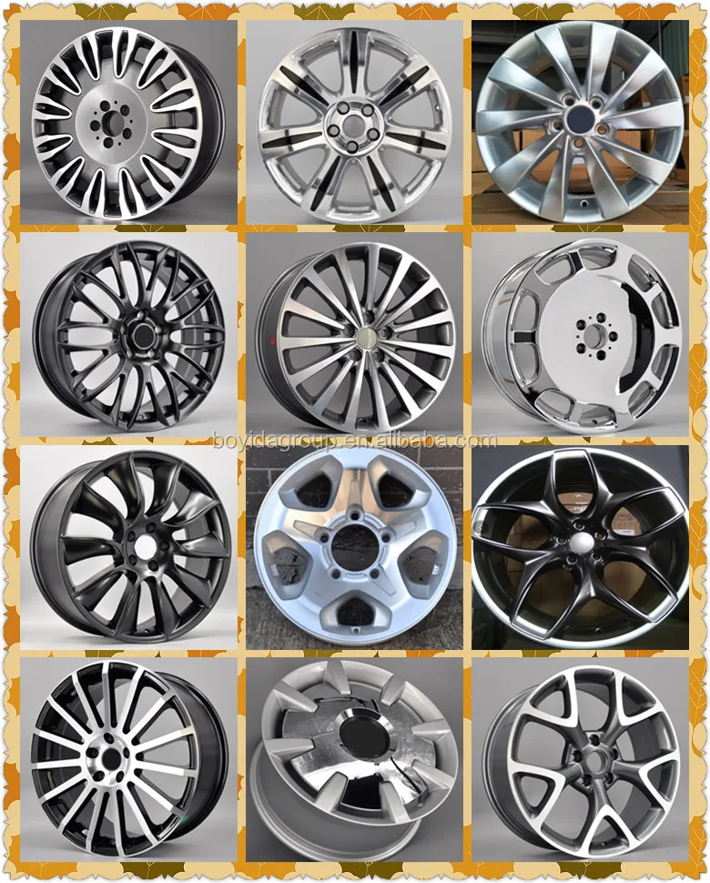 4x100 4x114.3 4x108 5x100 5x114.3 6x139.7 Alloy Wheel Rims
