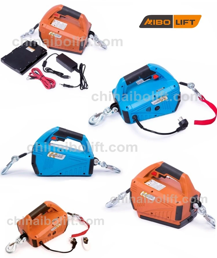 Battery Powered Portable Winch - Electric Winch with 24V Rechargeable ...