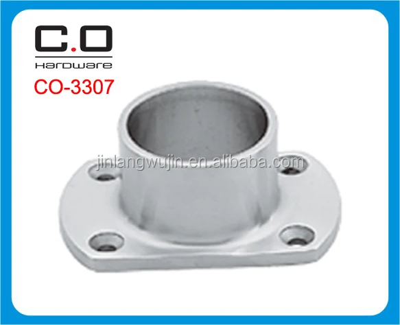 stainless steel pipe base plate,handrail fitting base plate,post base ...