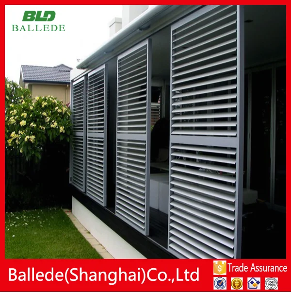Automatic Architectural Vertically Fixed Windows Louver Type For ...