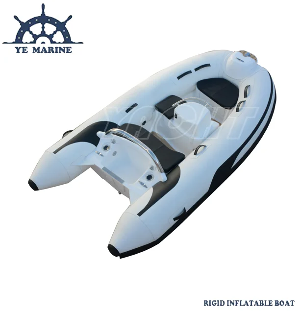 RIB300 Small Tender PVC/Hypalon Rigid Fiberglass Inflatable Boats for 3 ...