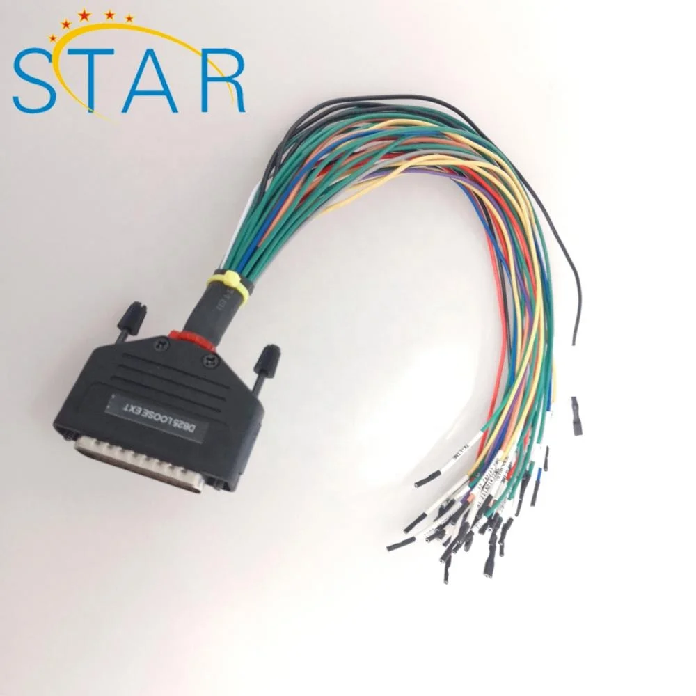 Custom Db25 D-sub Female Loose Extension Cable Wire Harness - Buy ...
