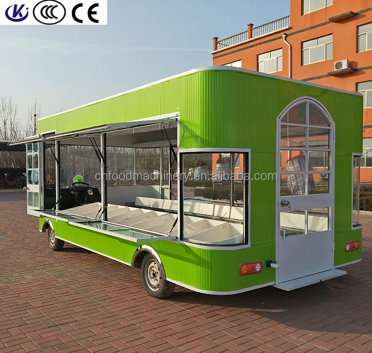 1800mm Electrical 48v Snacks Cart Food Van - Buy 2.35m High Foods Van ...