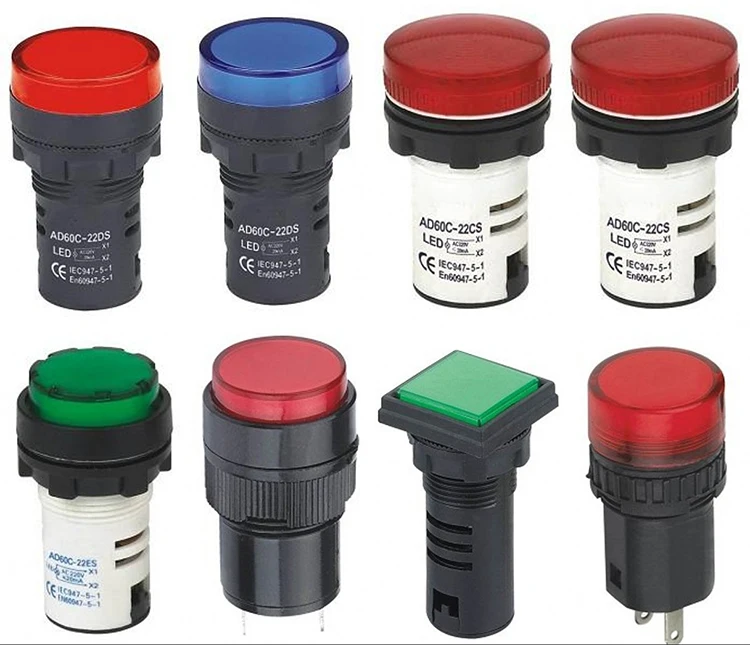 Miniature Double TPTT 3 Pole 3 Throw IP65 Push Button Switch