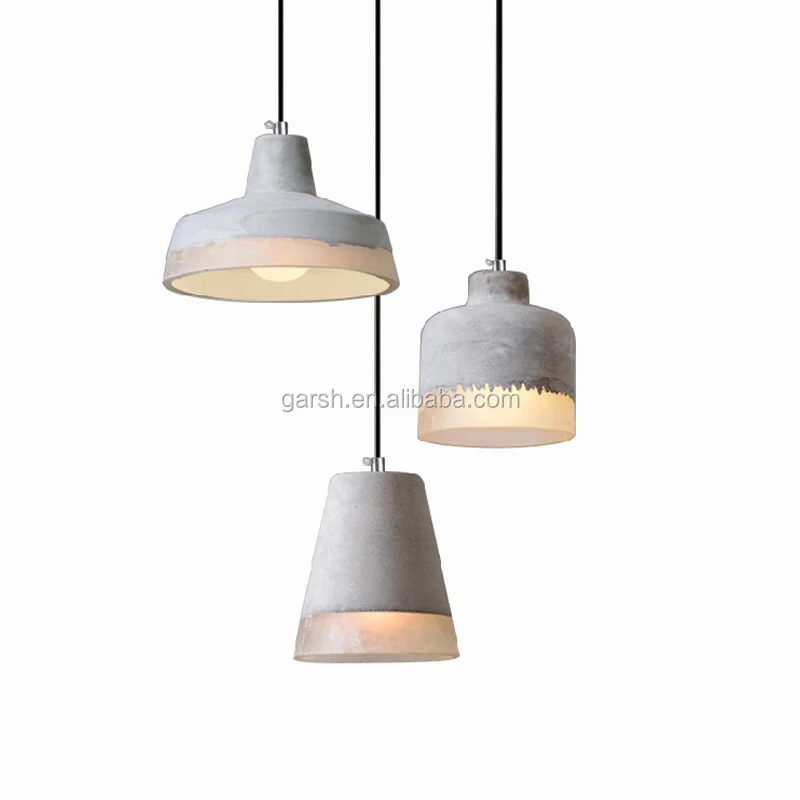 Loft Indoor Cement Lamps - Modern Retro Lighting Solutions