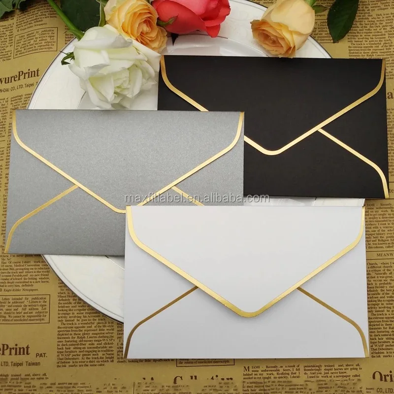 Customize High End High Grade Pearl Or Coated Paper Envelopes - Buy ...
