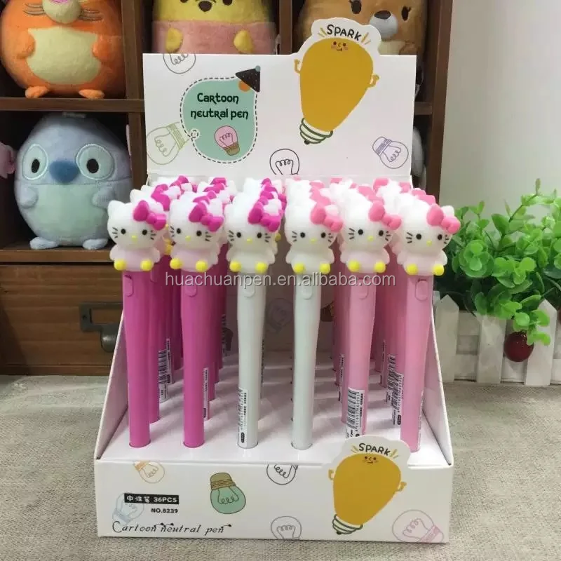 Cartoon Unicorn Light Pen Neutral Light Pen With Lamp Silicone Head ...