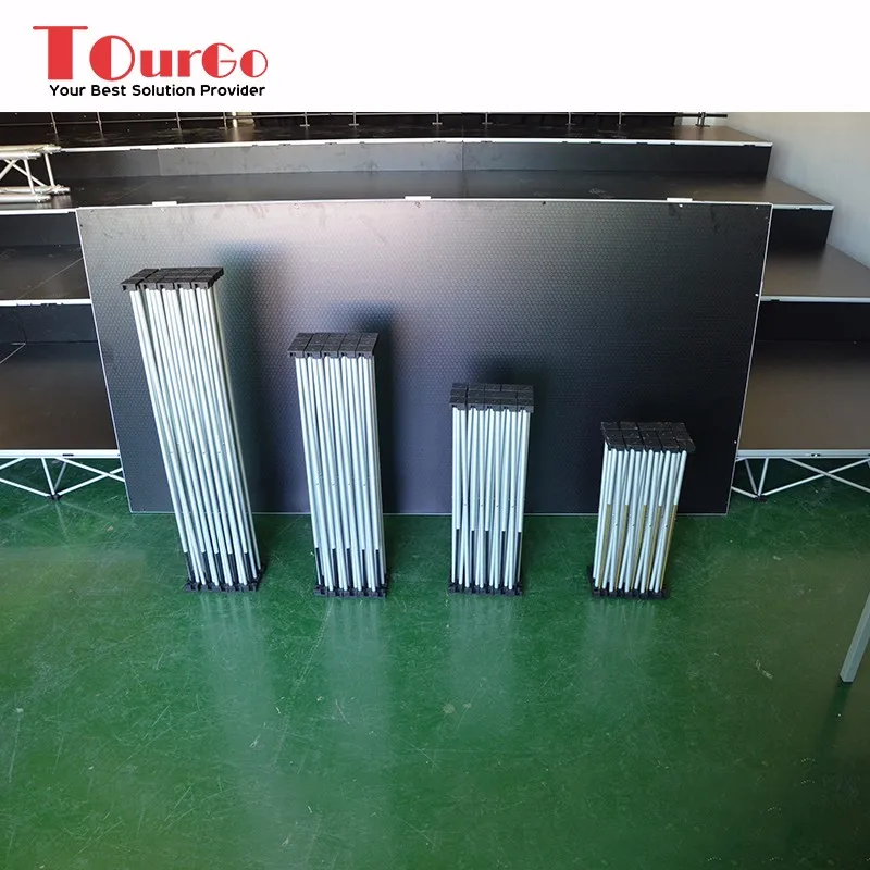 Tourgo Choir Platform with DIY Risers - Portable & Foldable