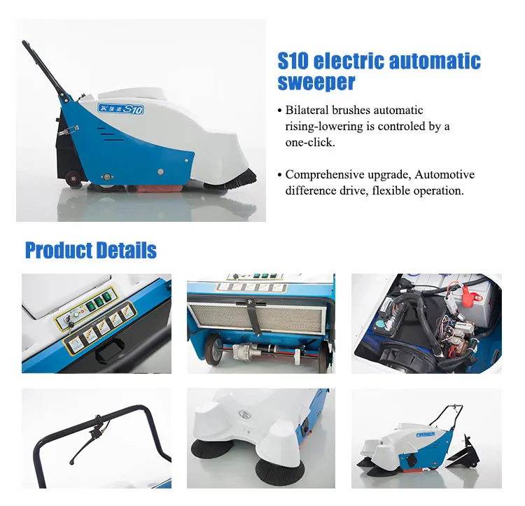 Global Service Top Quality Vacuum Sweeper Sweeper With Water Spray ...