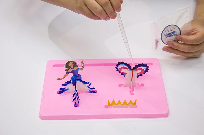 Diy Magic Growing Paper Tree Toys For Kids Edu Science Crystal Growing ...