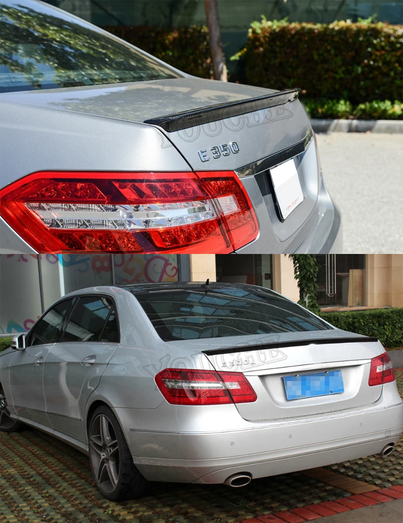Carbon Fiber Rear Trunk Wings Spoiler For Mercedes Benz E Class W212 4 ...